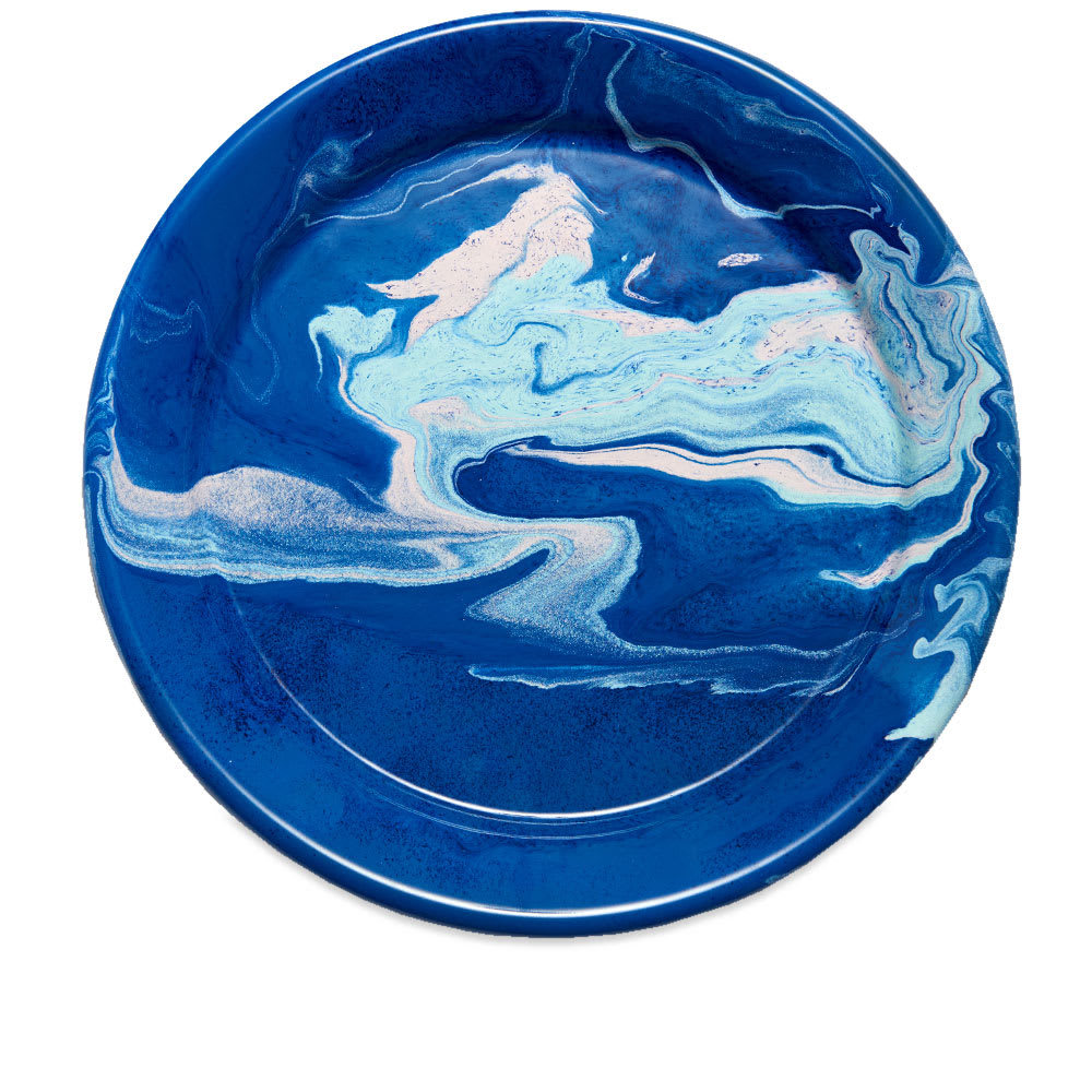 BORNN Enamelware New Marble Large Plate