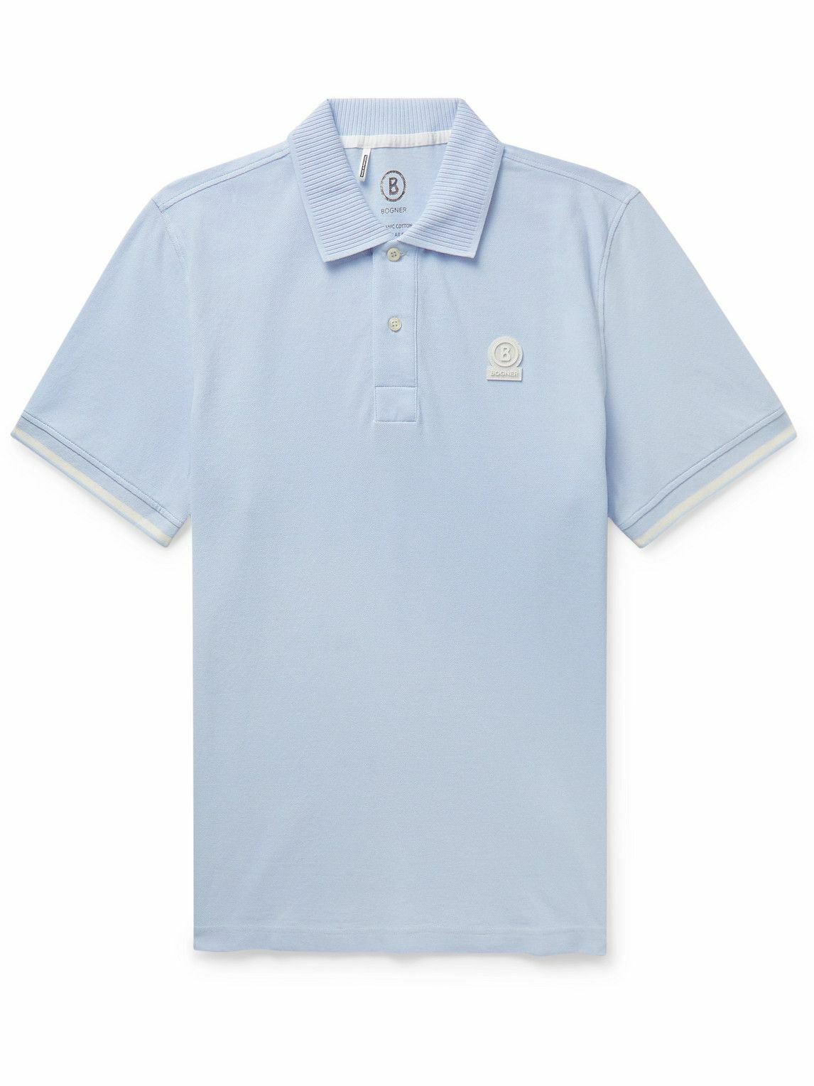 Bogner - Fion Slim-Fit Logo-Appliquéd Stretch-Cotton Piqué Golf Polo ...
