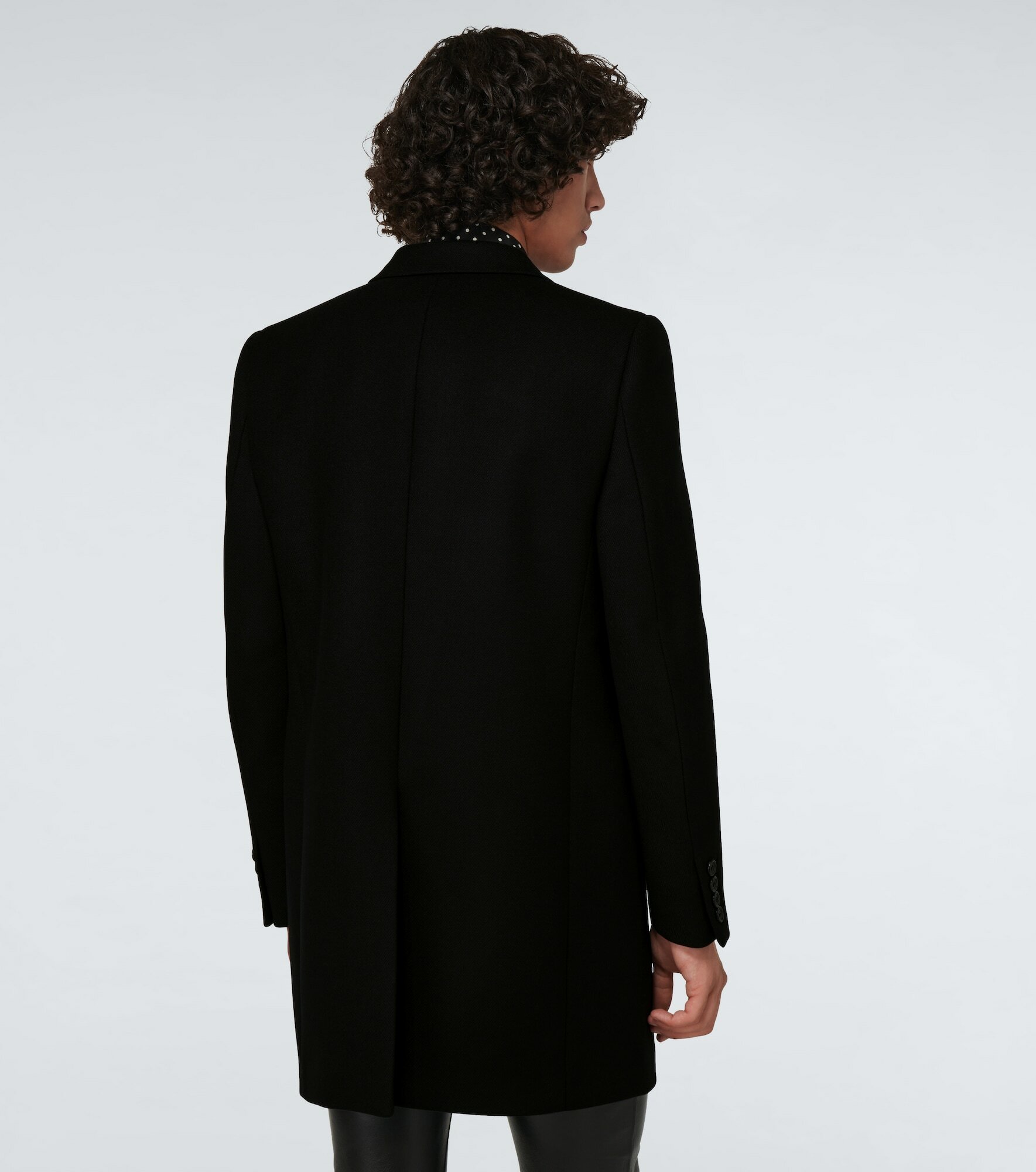 Saint Laurent - Single-breasted wool coat Saint Laurent