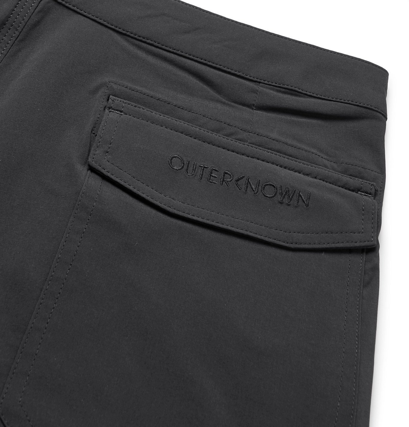 Outerknown - Logo-Appliquéd Shell Swim Shorts - Black Outerknown