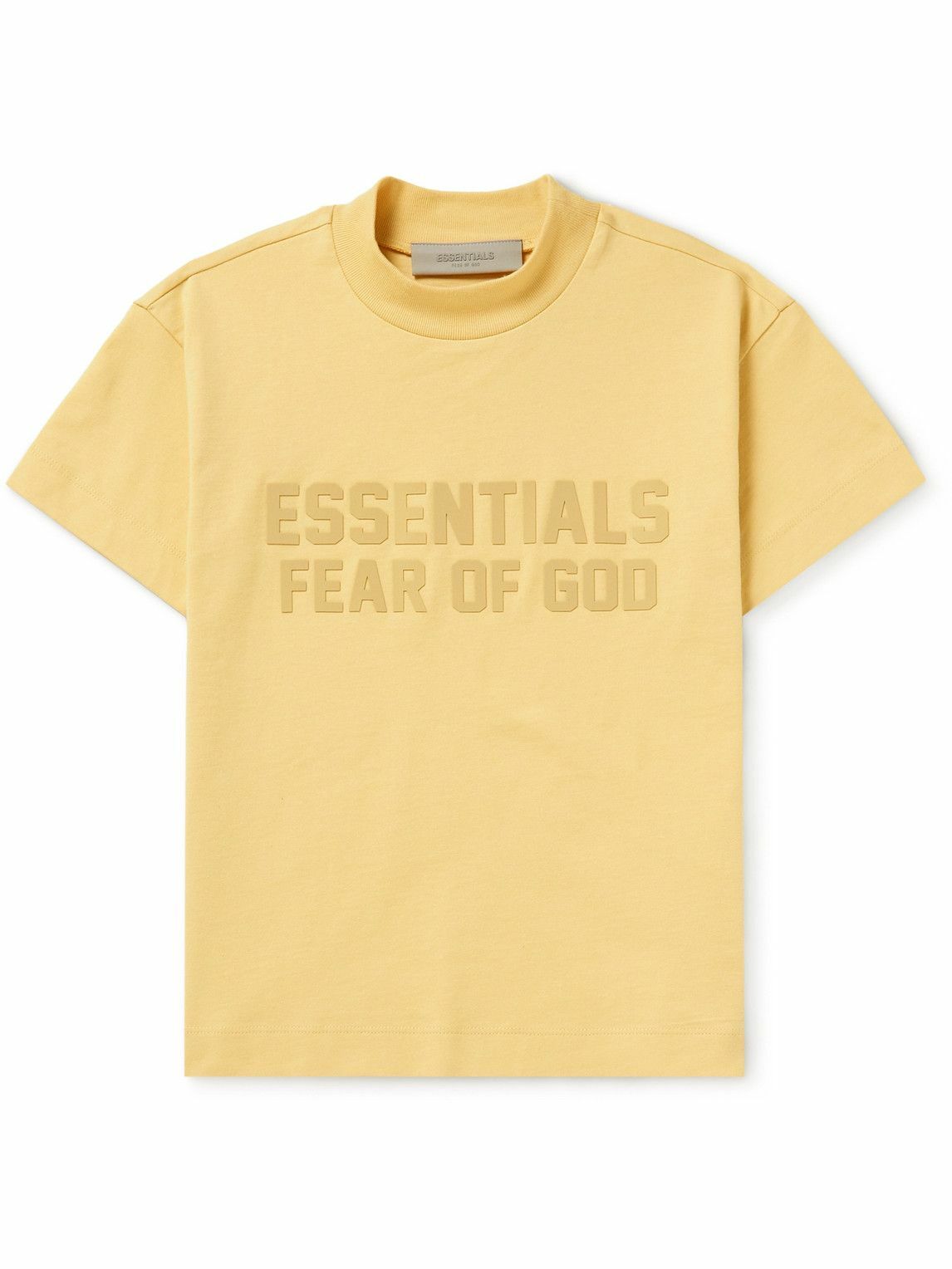 Fear of God Essentials Kids - Logo-Appliquéd Cotton-Jersey T-Shirt ...