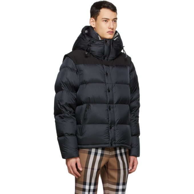 Burberry Black Down Lockwell Jacket Burberry