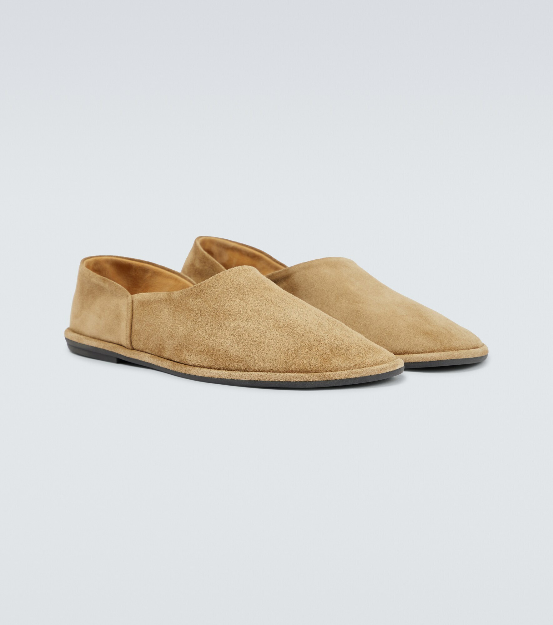The Row - Canal slip-on suede shoes The Row