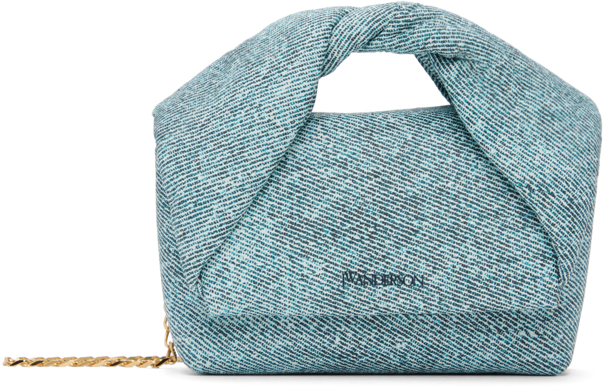 JW Anderson Blue Mini Twister Bag JW Anderson