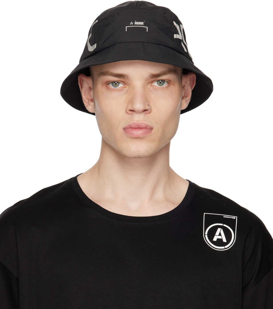 A-COLD-WALL* Black Cipher Bucket Hat A-Cold-Wall*