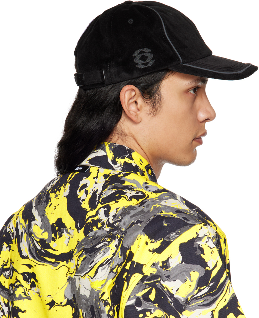 MCQ Black L11 Liquid Baseball Cap McQ Alexander McQueen
