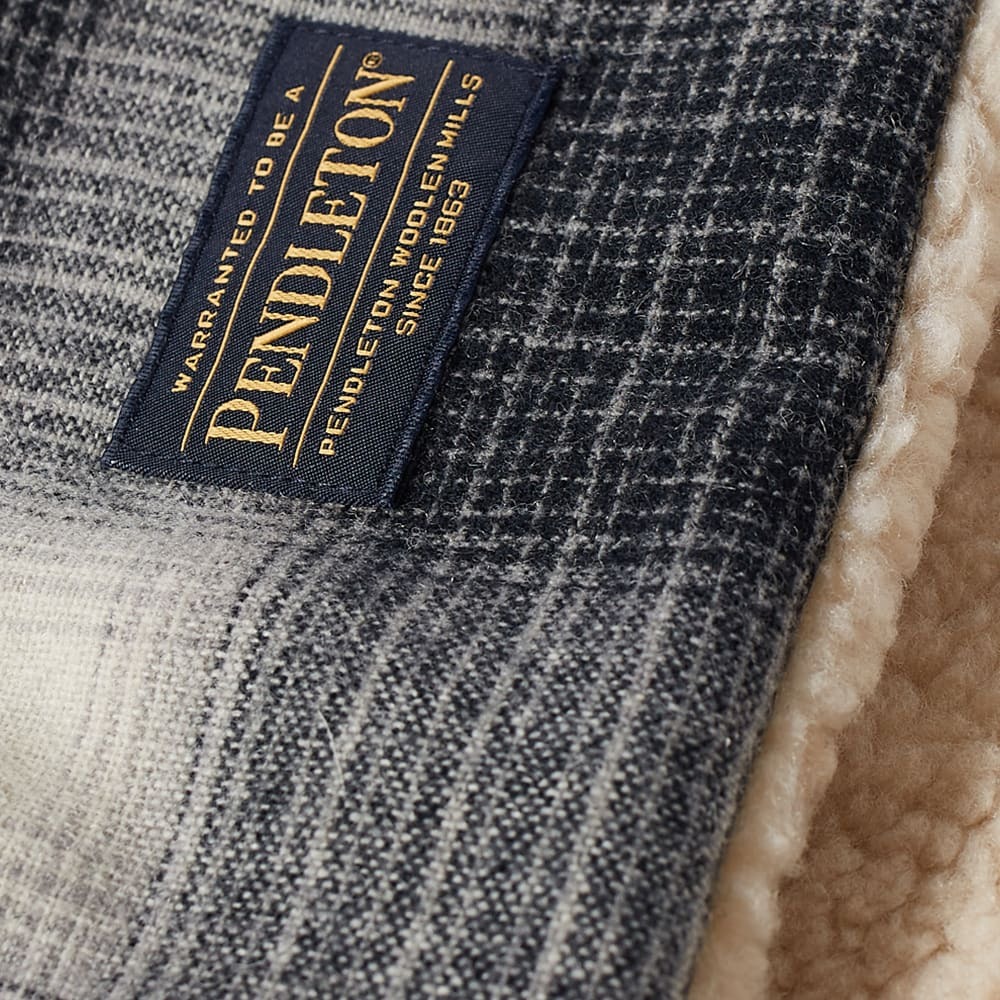 Neighborhood X Pendleton Check Boa Muffler in Black Neighborhood