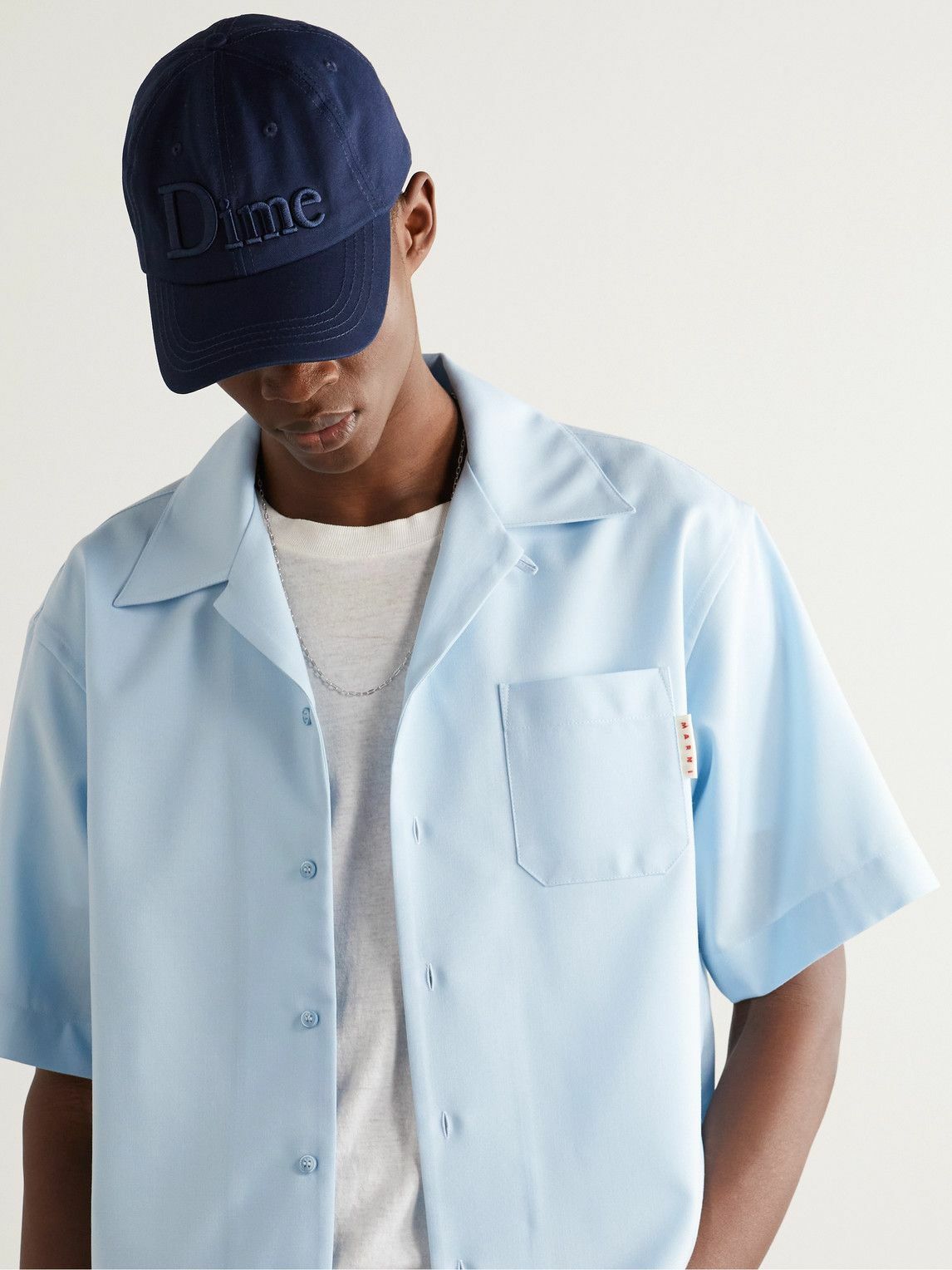DIME - Logo-Embroidered Cotton-Twill Baseball Cap Dime
