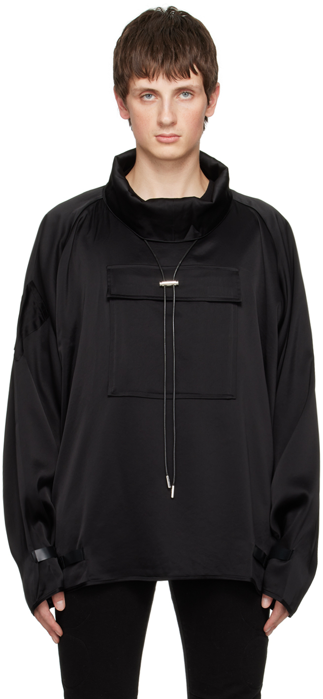 RtA Black Callen Utility Shirt RtA