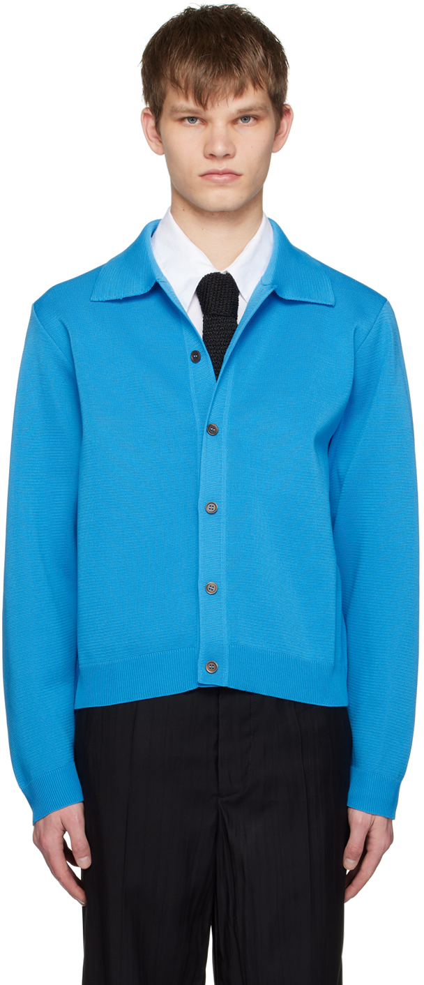 Our Legacy Blue Evening Cardigan Our Legacy