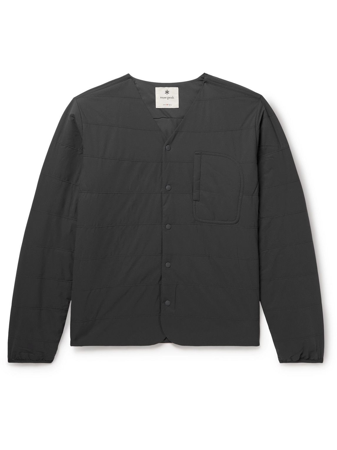 Snow Peak - Quilted Shell Shirt Jacket - Gray Snow Peak