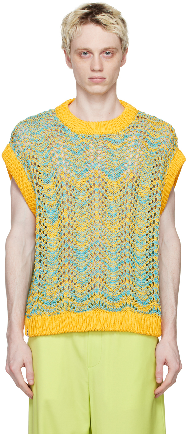 Bonsai Orange & Blue Funny Vest