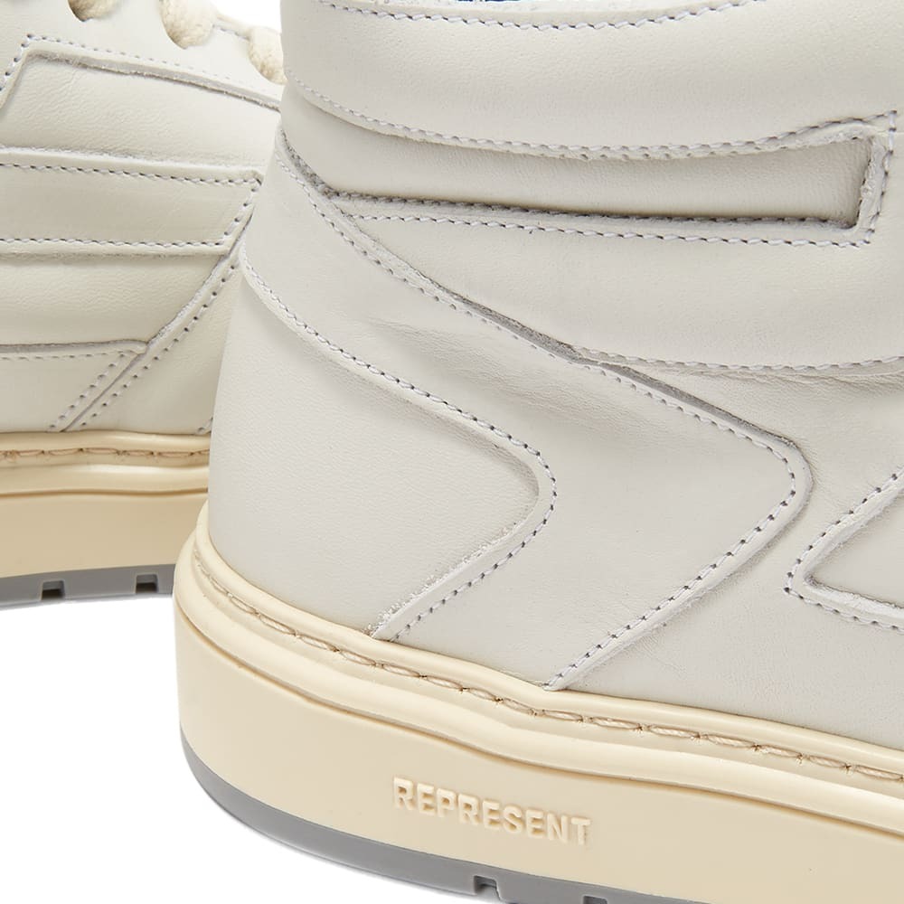 Represent Men's Reptor Hi-Top Sneakers in Vintage White Represent
