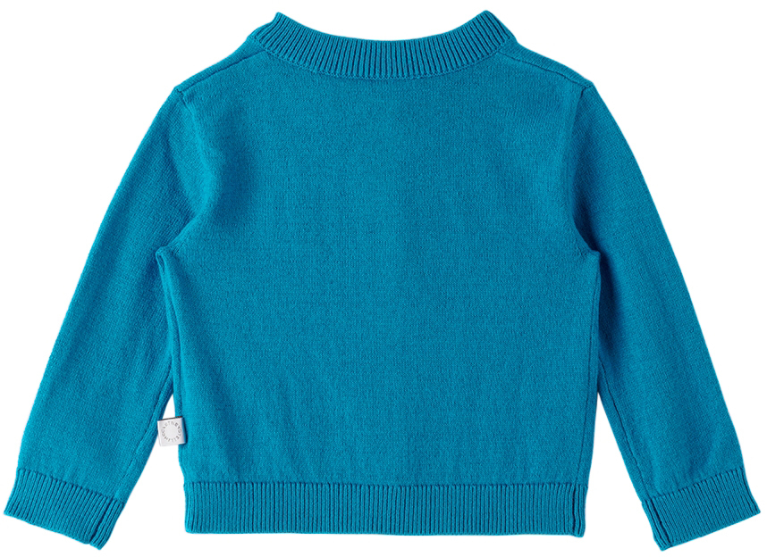 Stella McCartney Baby Blue Apples Cardigan Stella McCartney