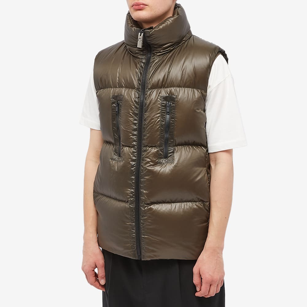 Givenchy Men's Down Puffer Vest in Military Green Givenchy