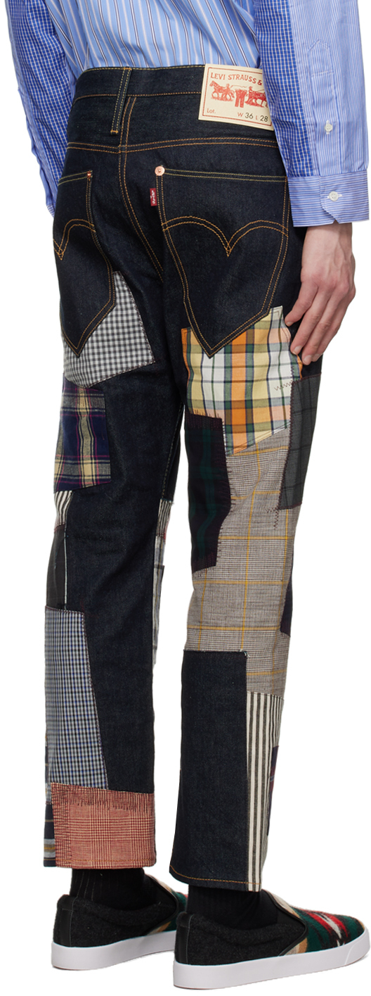 Junya Watanabe Indigo Levi's Edition Patchwork Jeans Junya Watanabe