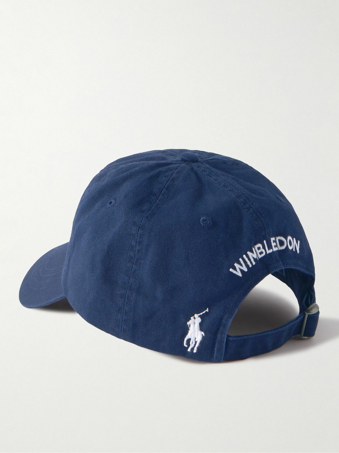 Polo Ralph Lauren - Wimbledon Logo-Embroidered Cotton-Twill Baseball ...