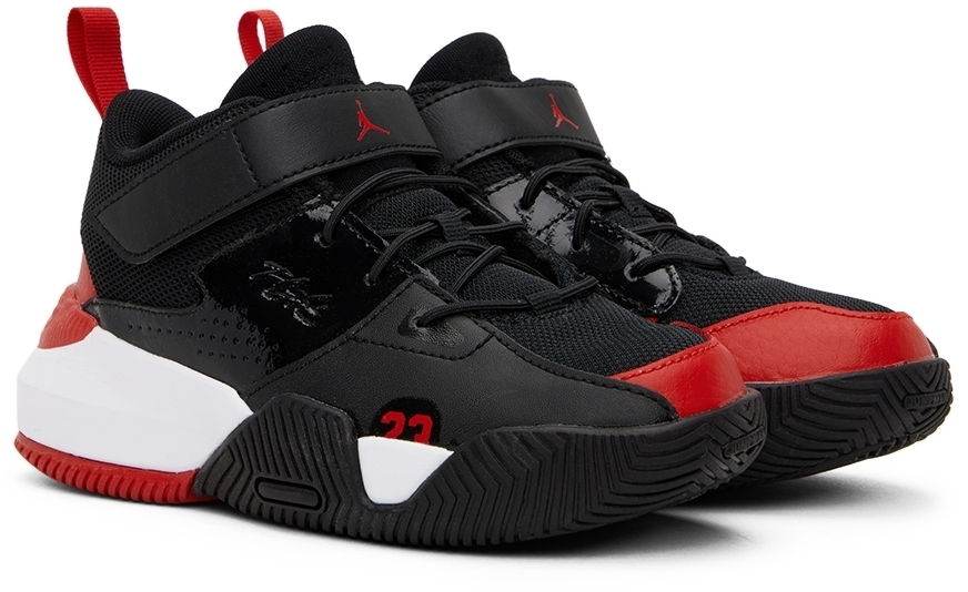 Nike Jordan Kids Black & Red Jordan Stay Loyal 2 Little Kids Sneakers ...