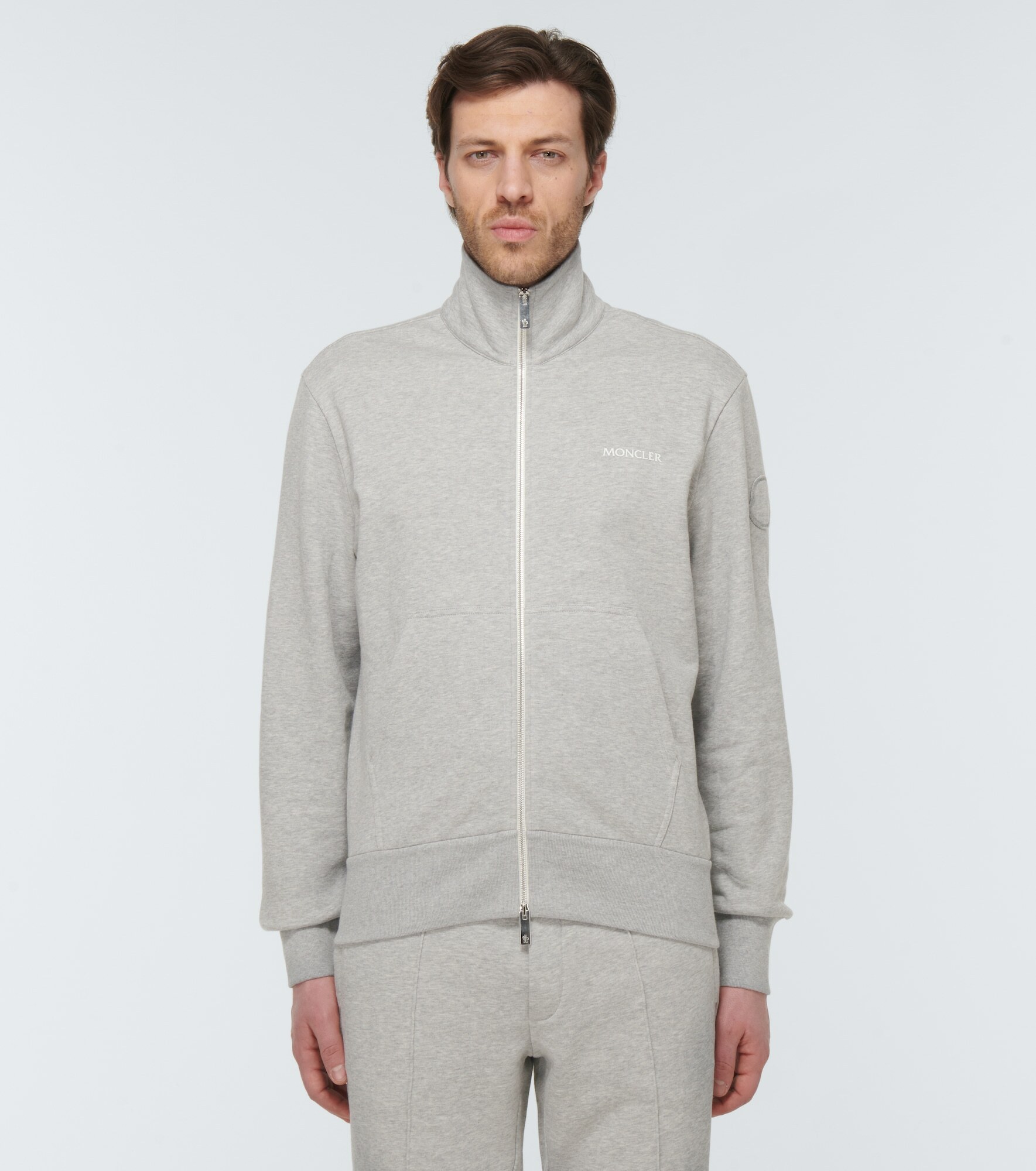 Moncler - Zip-up cotton cardigan Moncler