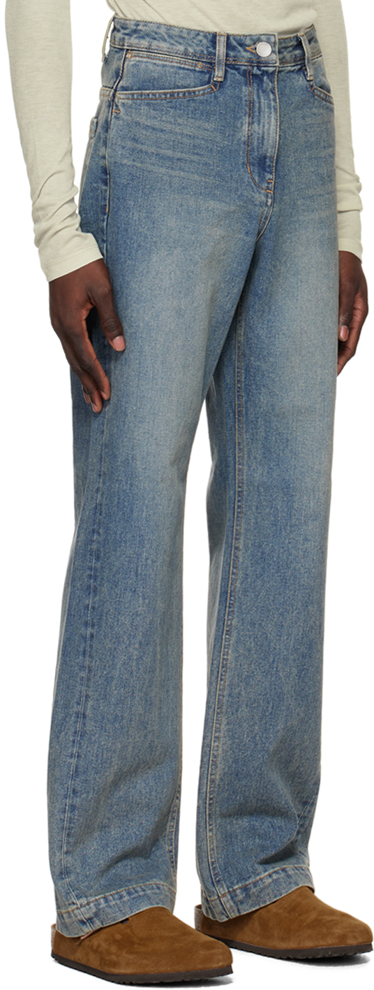 LOW CLASSIC Blue Faded Jeans Low Classic