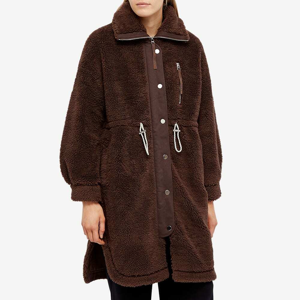 Varley Women's Jones Fleece Coat in Coffee Bean Varley