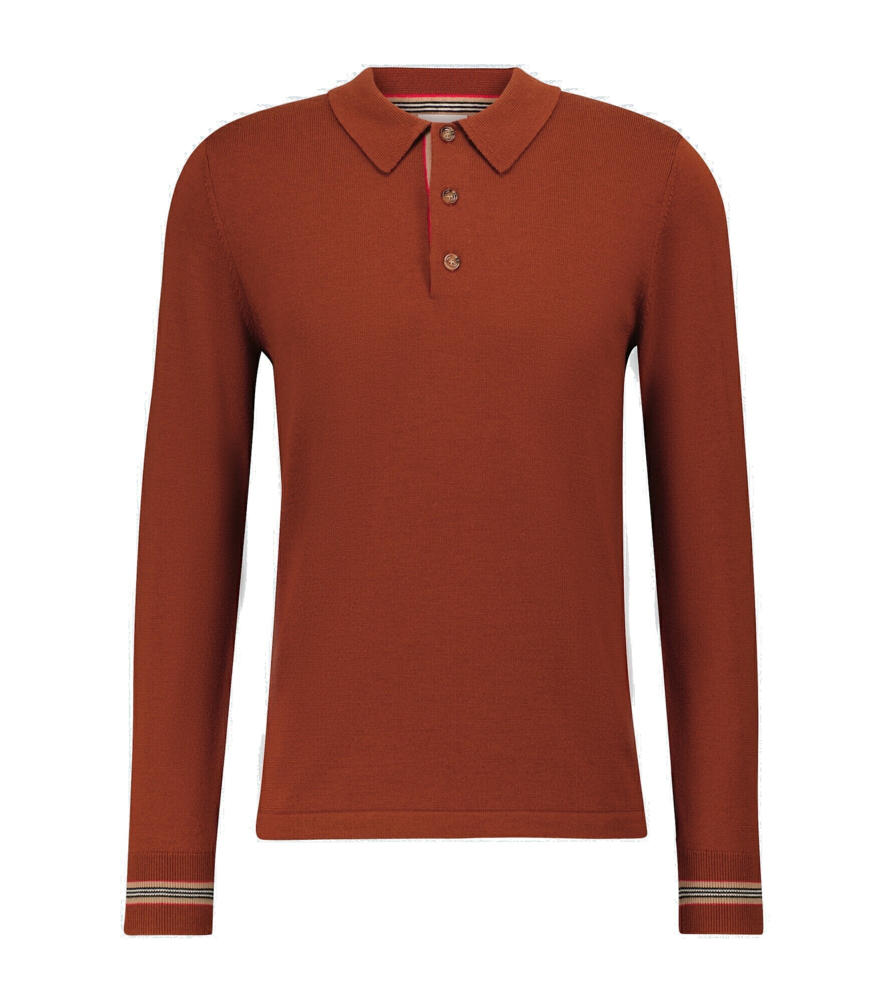 Burberry - Pace merino wool long-sleeved polo Burberry