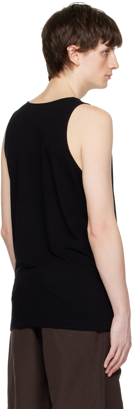 AURALEE Navy Super Soft Tank Top Auralee