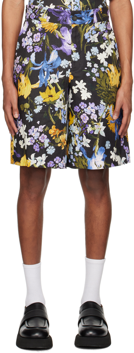 Erdem Black Bermuda Shorts Erdem