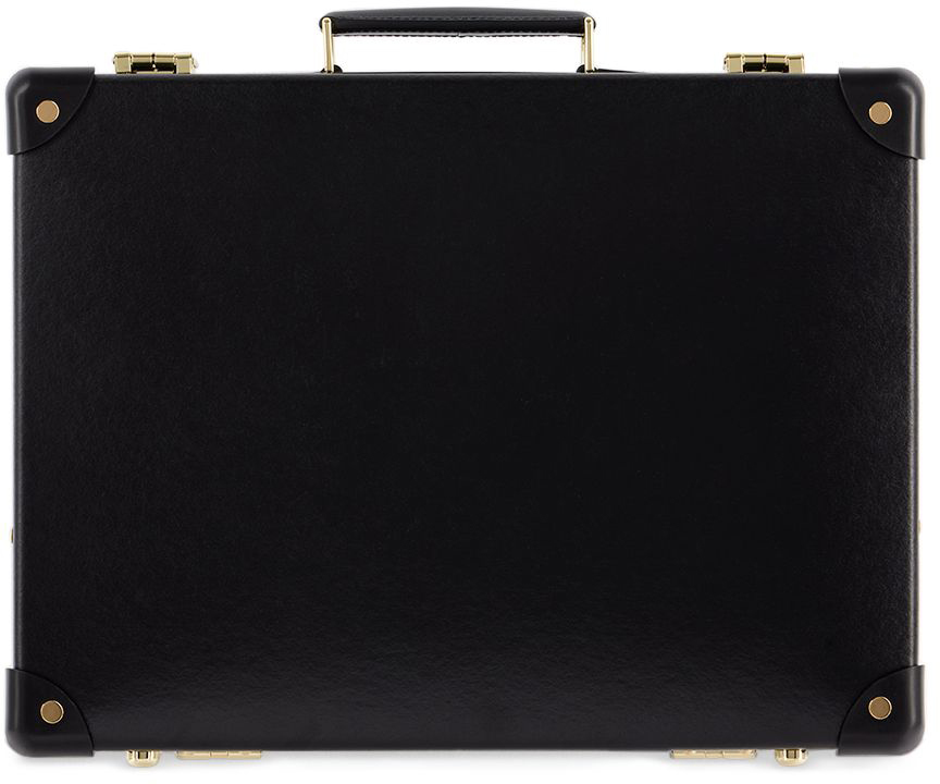 Globe-Trotter Black Centenary Attaché Briefcase Globe-Trotter