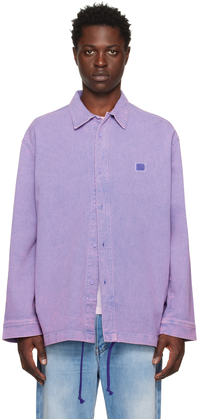 Acne Studios Purple Patch Shirt Acne Studios
