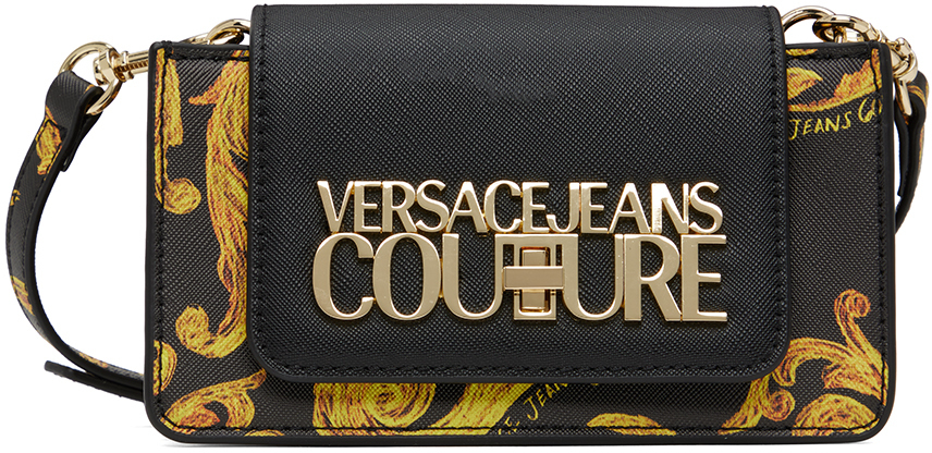 Versace Jeans Couture Black Mini Loop Bag Versace