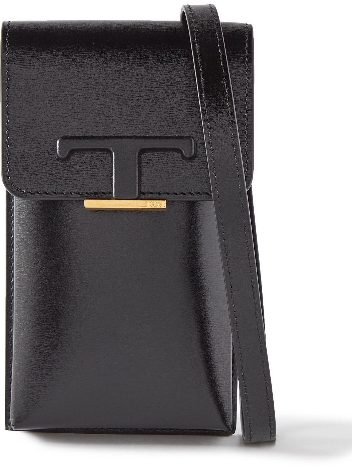 Tod's - Logo-Appliquéd Leather Messenger Bag Tod's