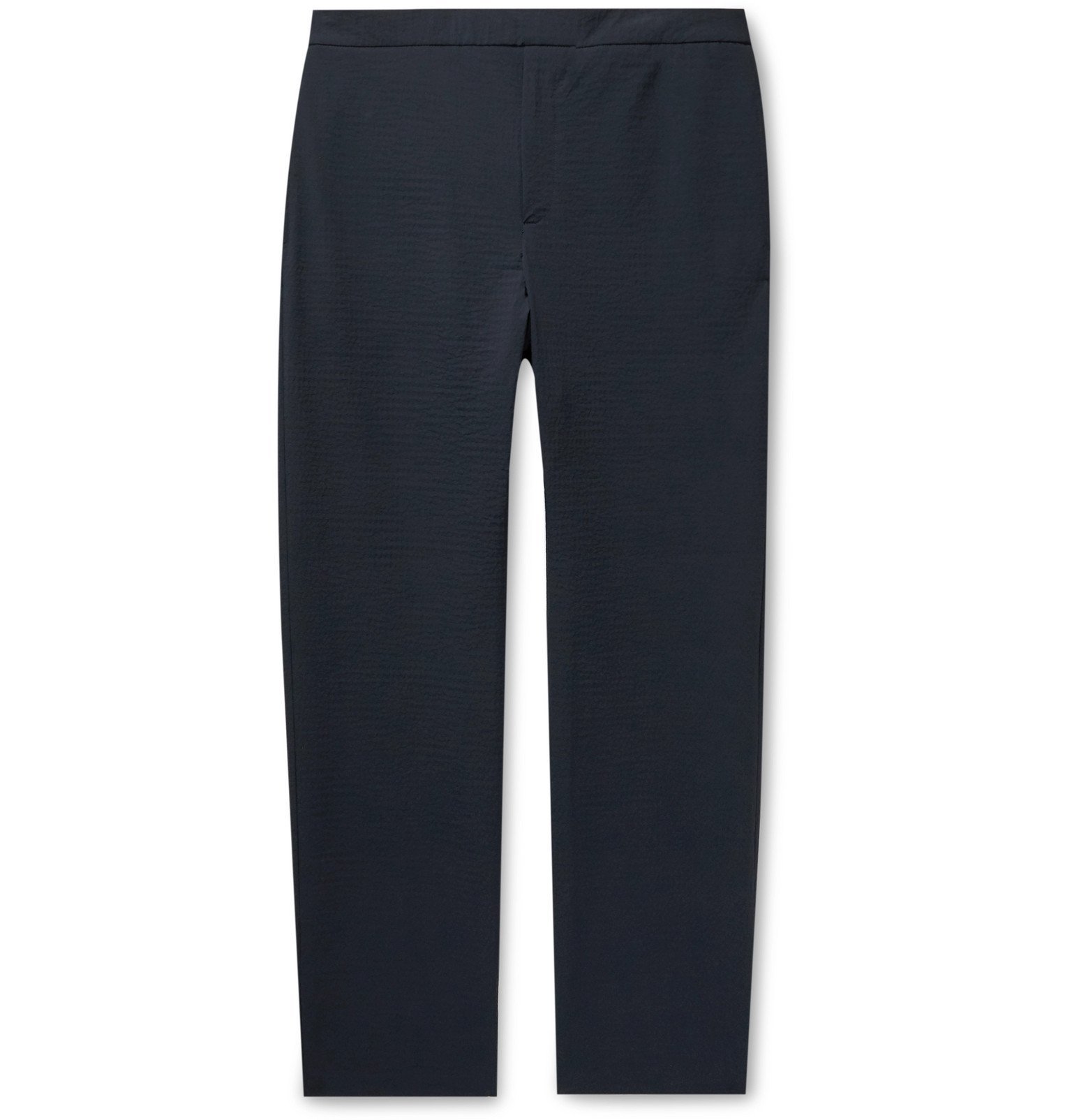 Deveaux Navy Shell Trousers Blue Deveaux New York