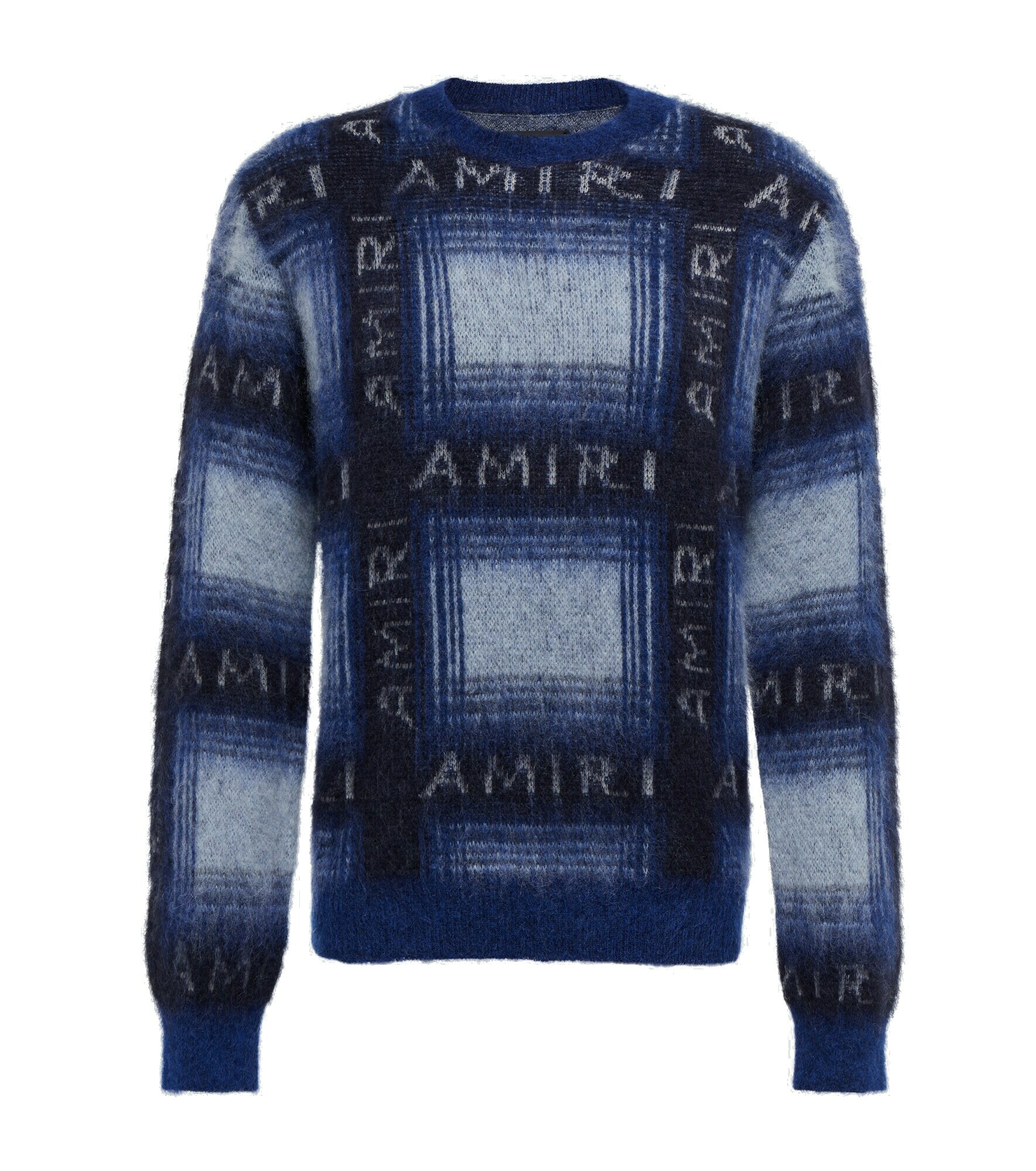 Amiri - Plaid mohair-blend sweater Amiri