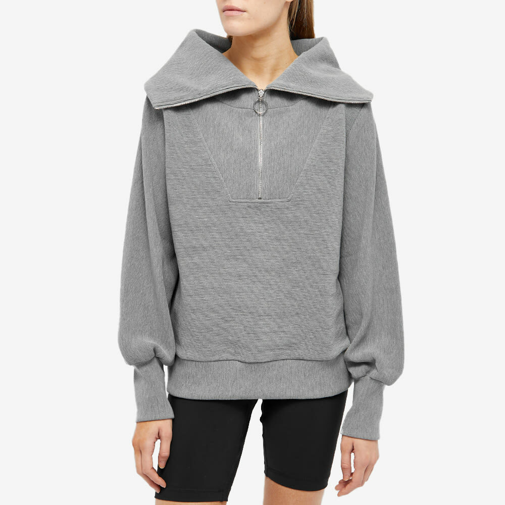 Varley Women's Vine Half Zip Sweat in Grey Marl Varley