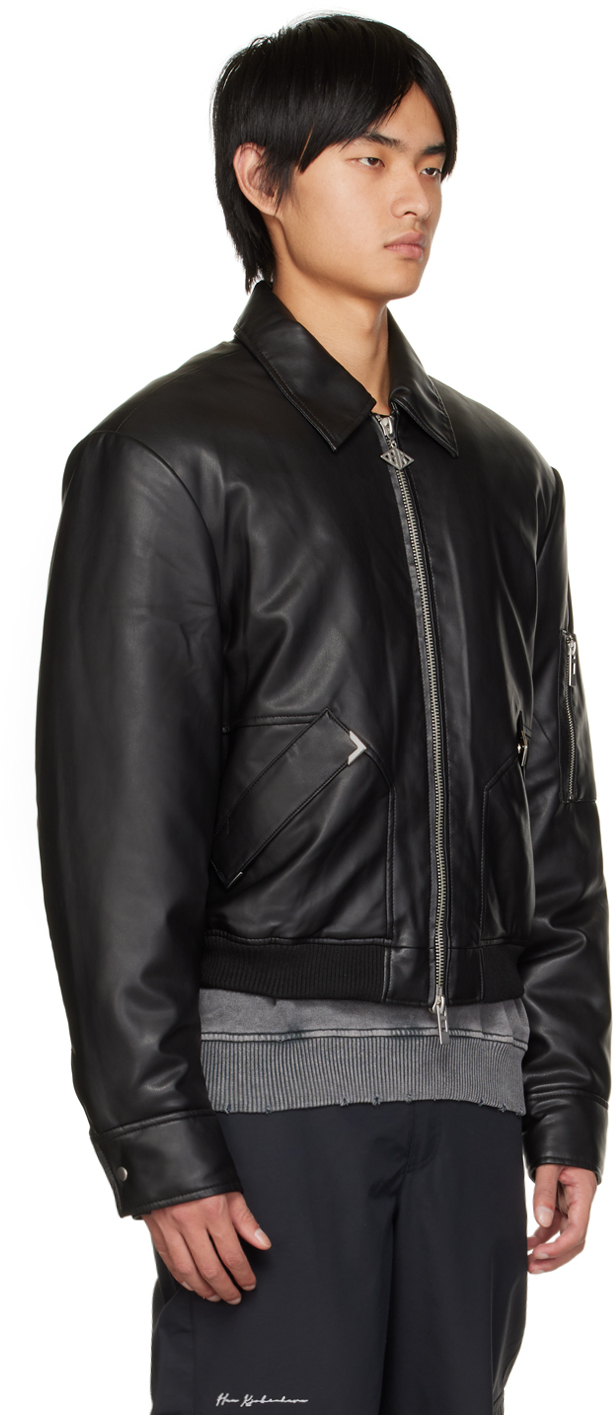 Han Kjobenhavn Black Padded Bomber Jacket Han Kjobenhavn
