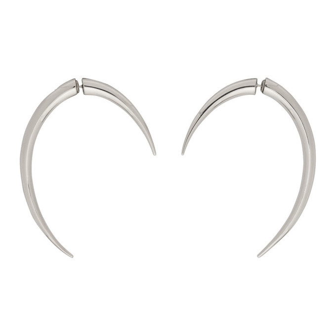 Saint Laurent Silver Claws Earrings Saint Laurent