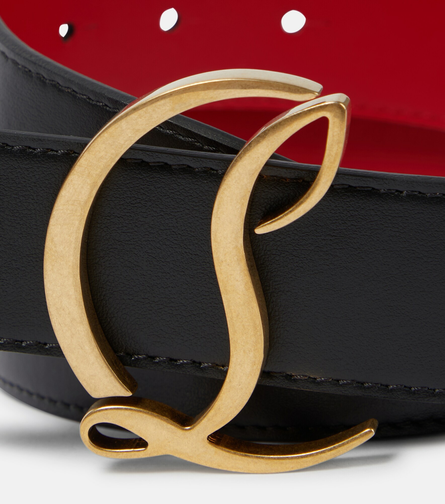 Christian Louboutin - CL logo leather belt Christian Louboutin
