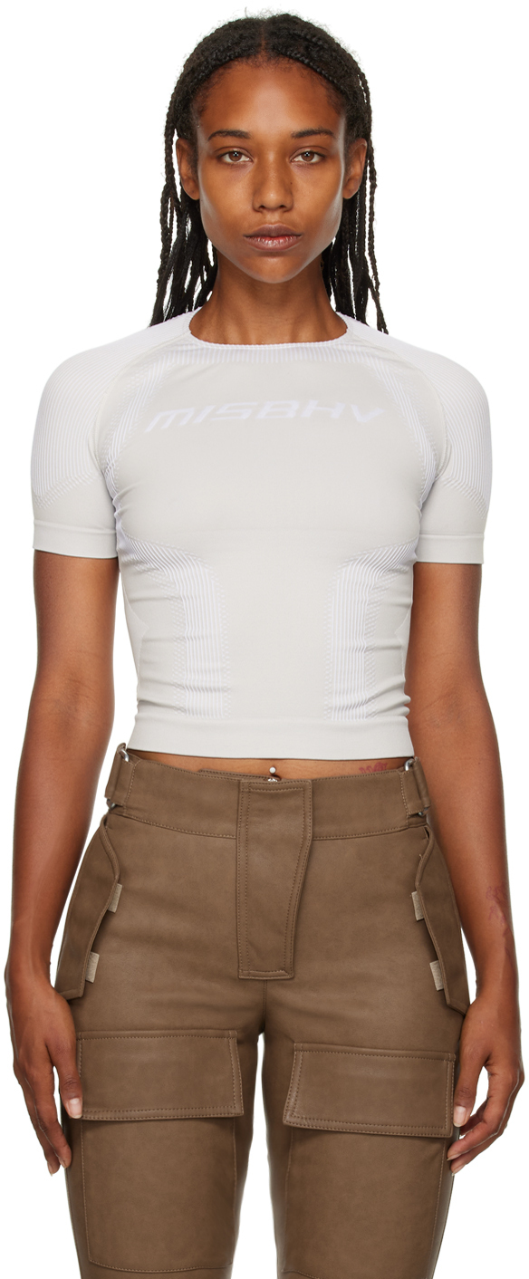 MISBHV Grey Recycled Nylon Sport Top MISBHV