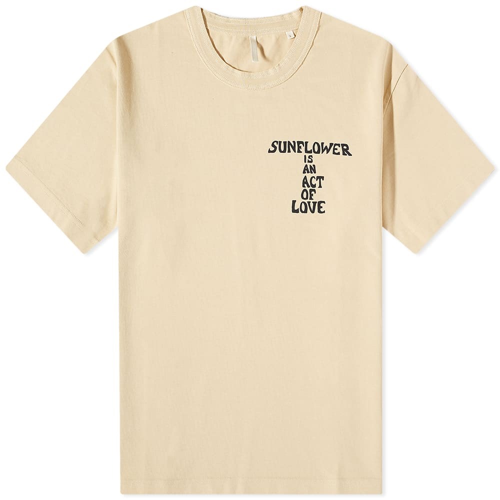 Sunflower Men's Love T-Shirt in Off White Sunflower
