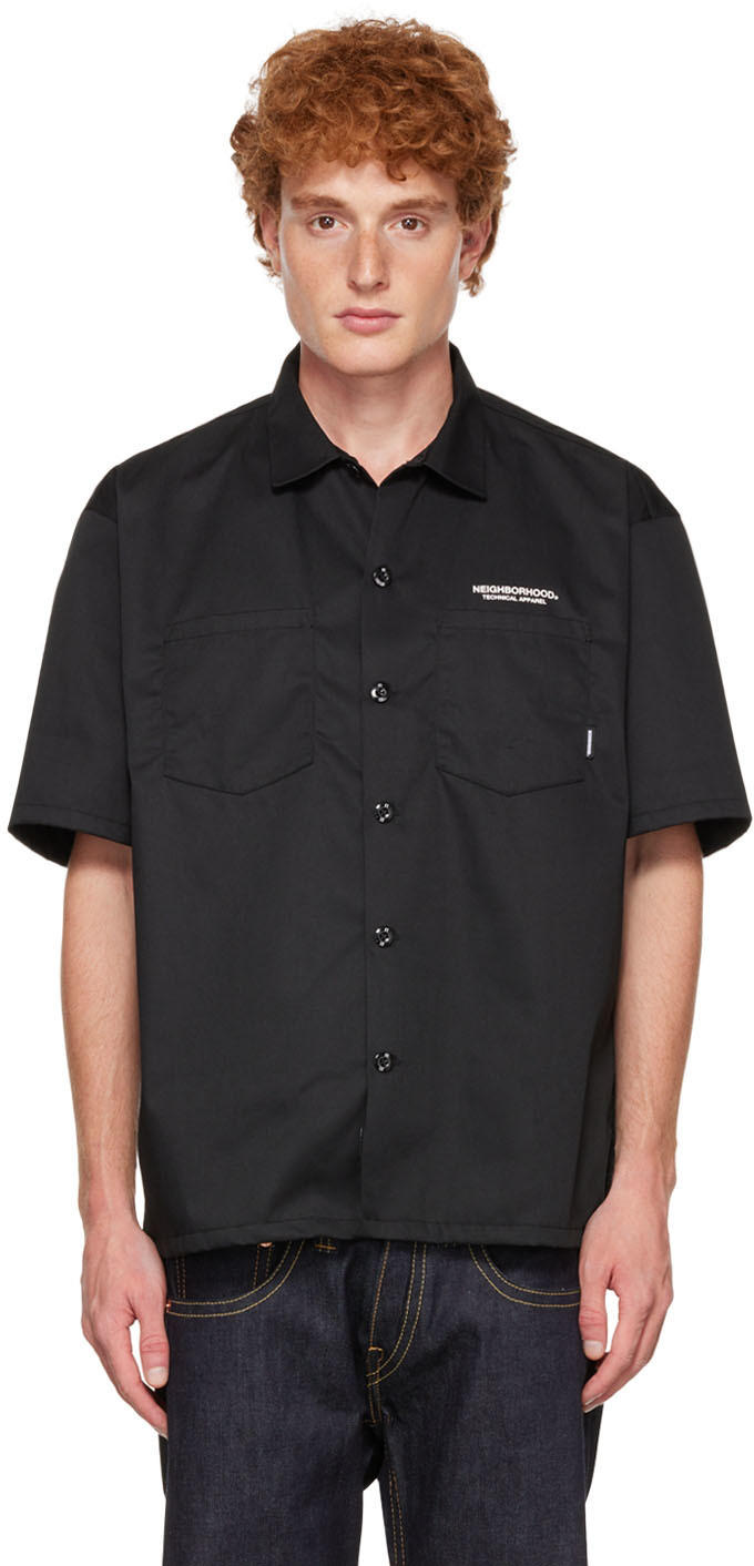 Neighborhood Black Polyester Shirt Neighborhood