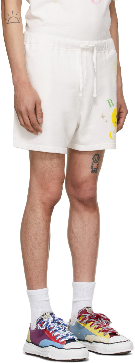 ROGIC White Smiley Face Shorts