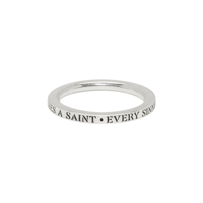 Martyre Silver Sinner Stack I Ring