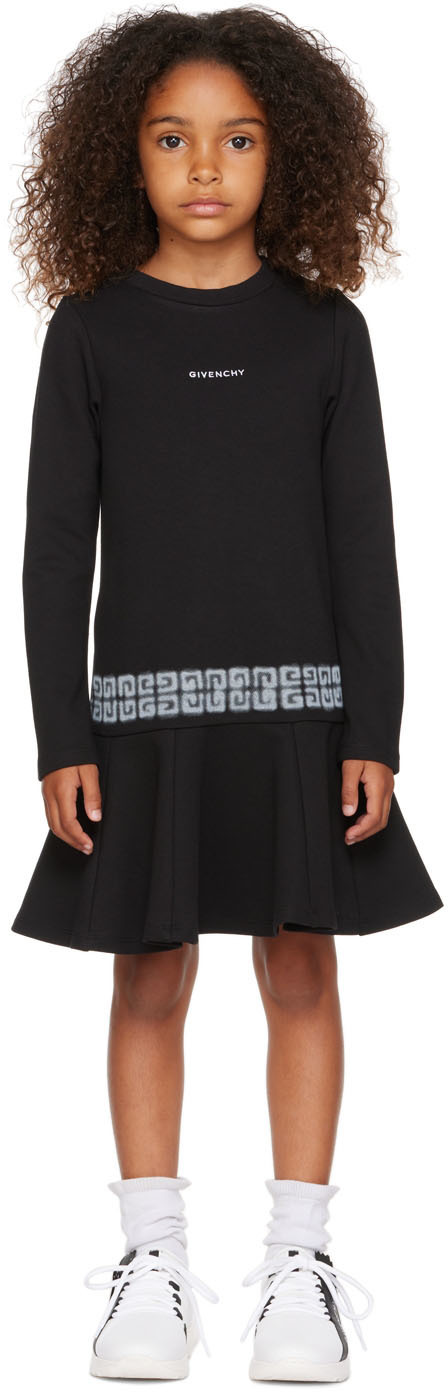 Givenchy Kids Black 4G Dress Givenchy