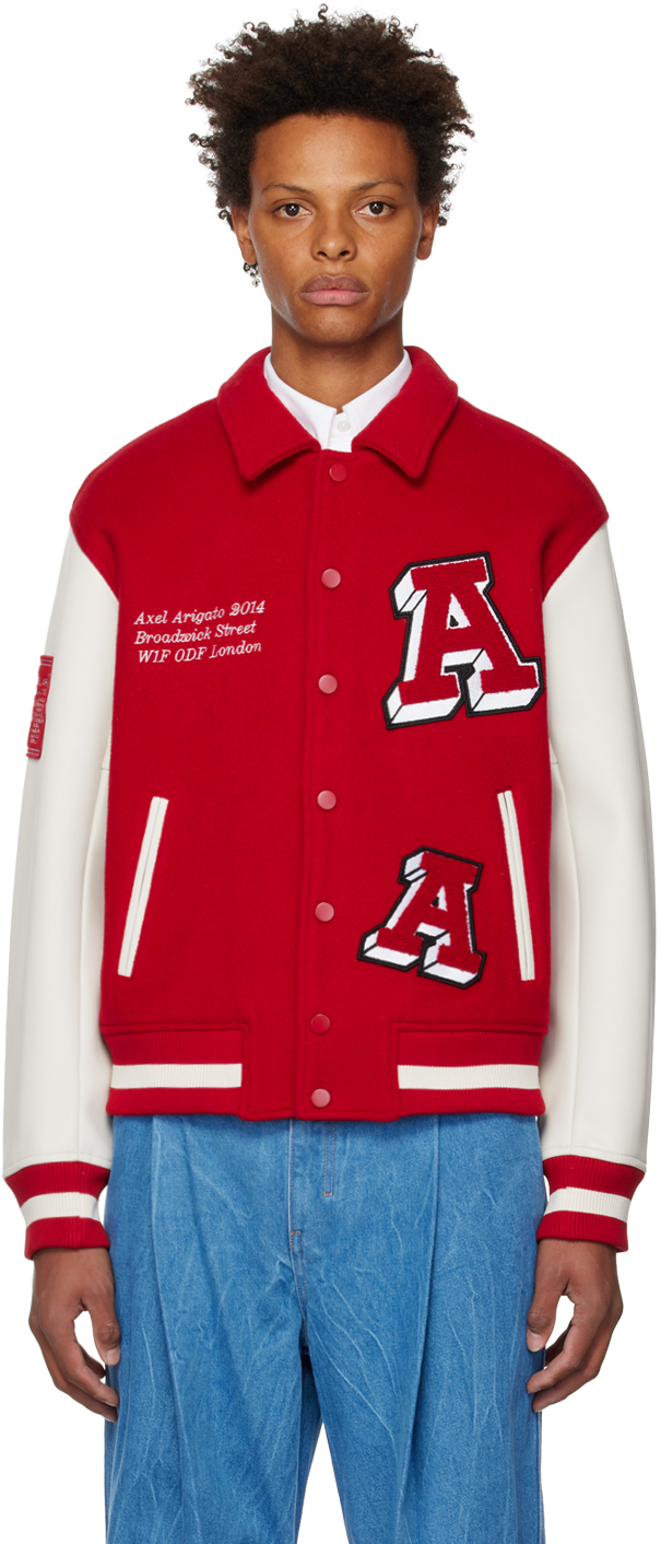 Axel Arigato Red Illusion Bomber Jacket Axel Arigato