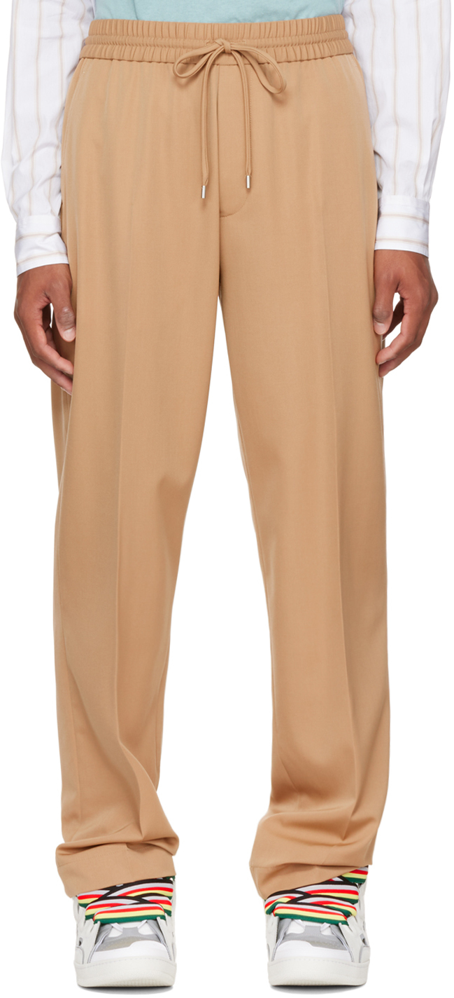 Lanvin Tan Tailored Trousers Lanvin