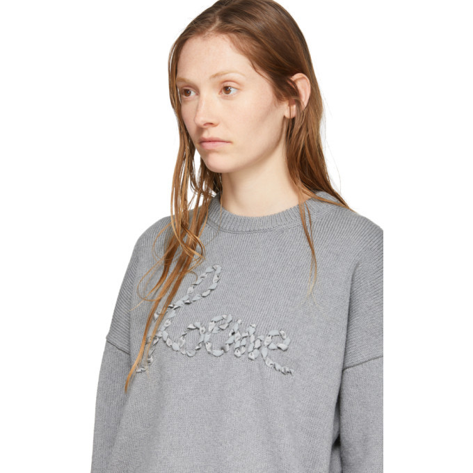 Loewe Grey Stitch Sweater Loewe