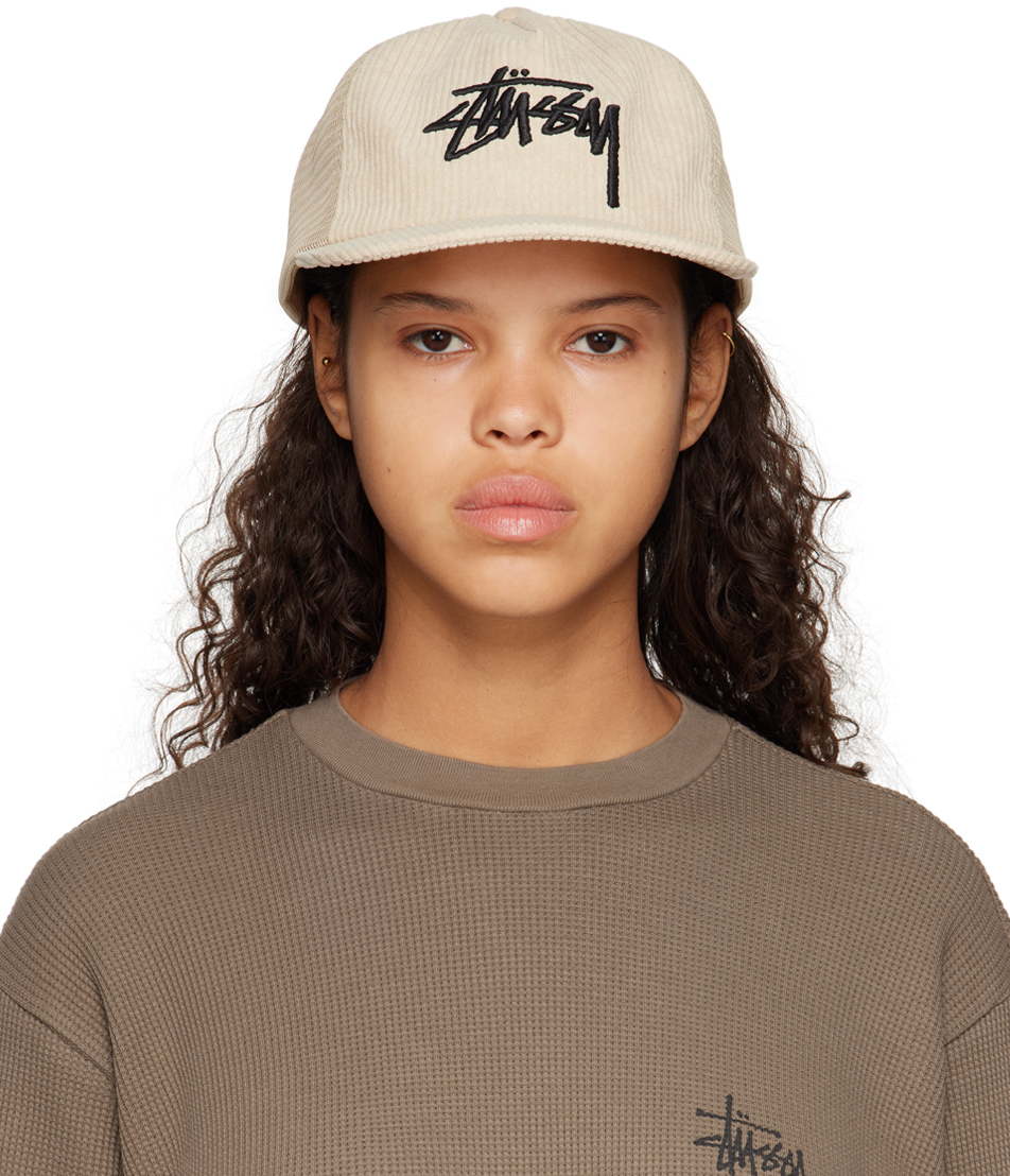 Stüssy Beige Trucker Cap Stussy