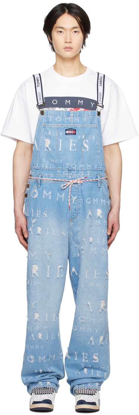 Tommy Jeans Blue Aries Edition Overalls Tommy Jeans
