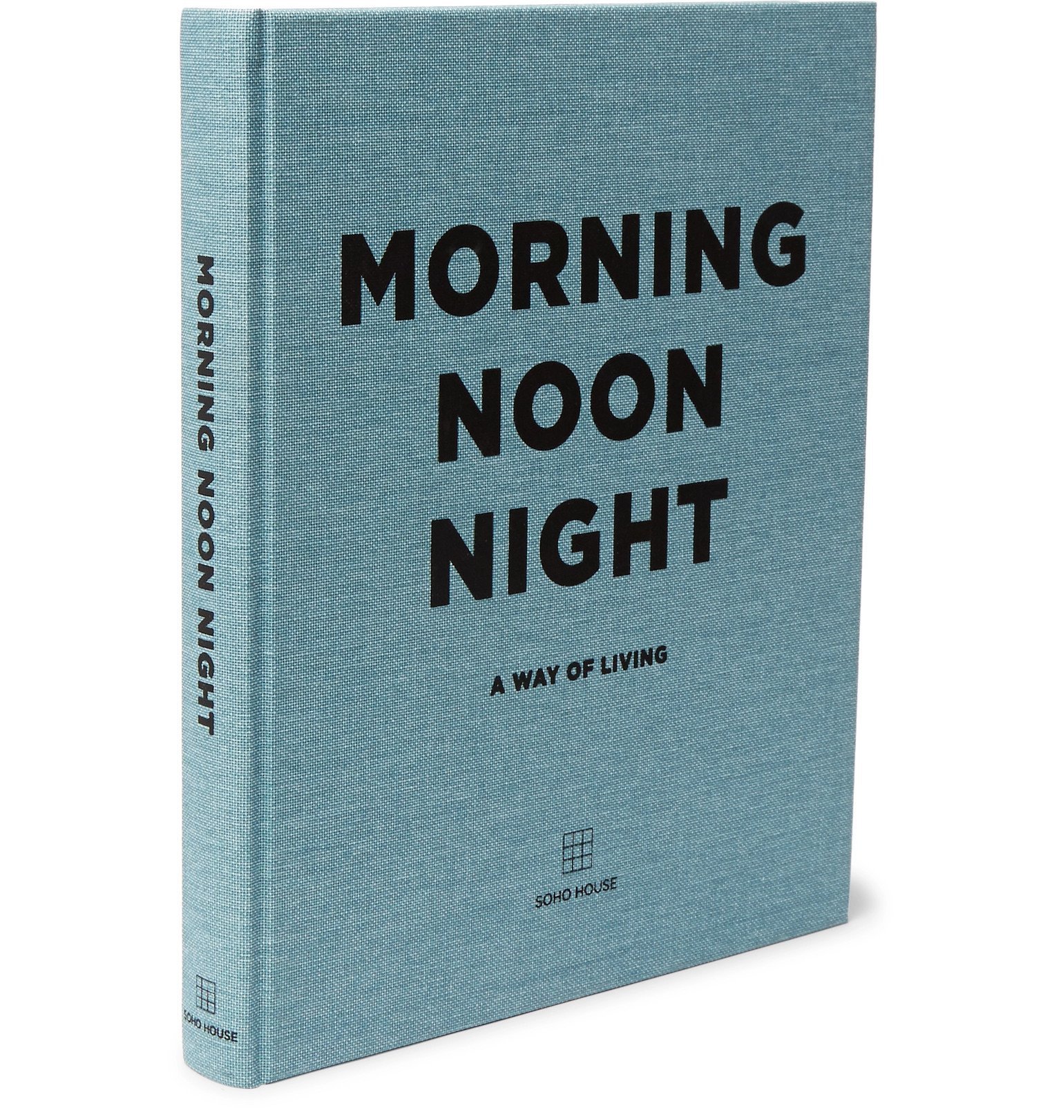Soho Home - Morning Noon Night Hardcover Book - Blue Soho Home